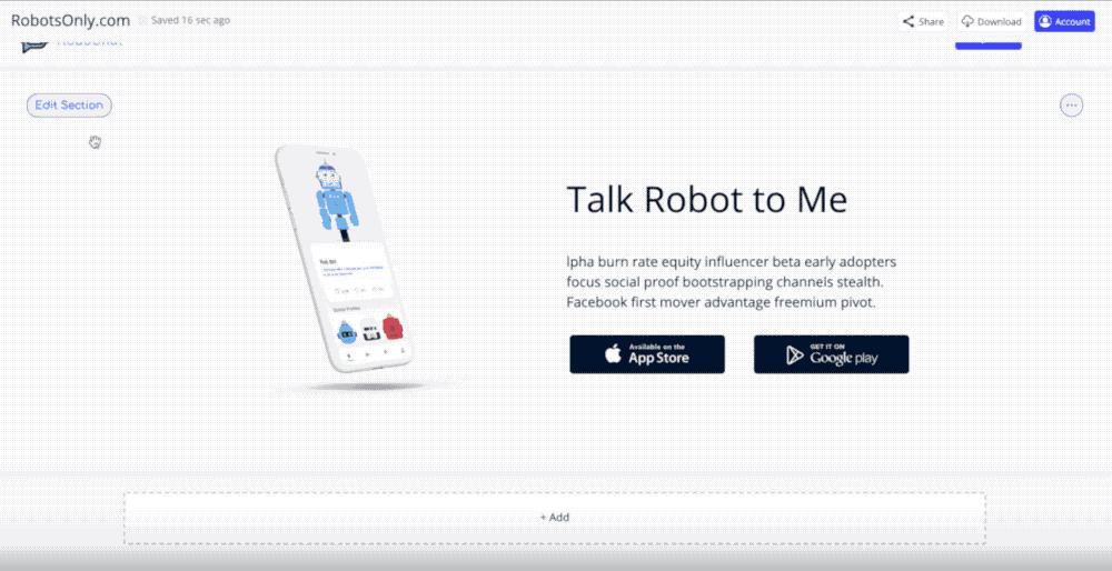 Visually build your product landing page in minutes | LayoutLab.io